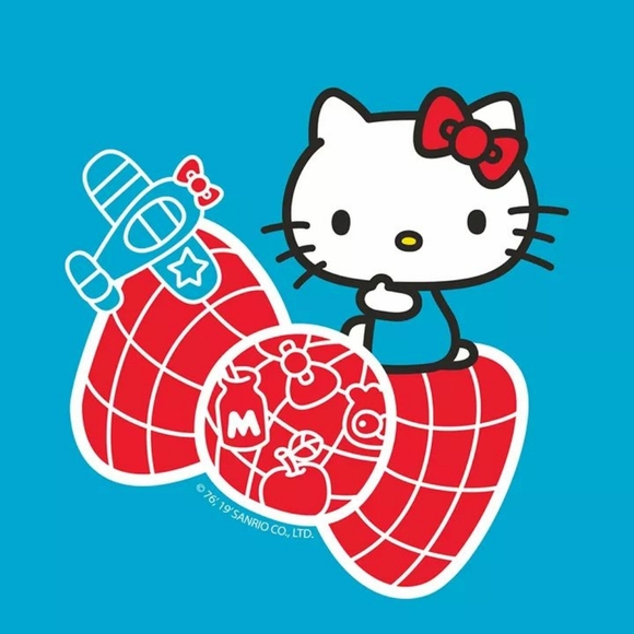 Sanrio | Jackets & Coats | Hello Kitty Light Blue Girls Puffer Jacket ...